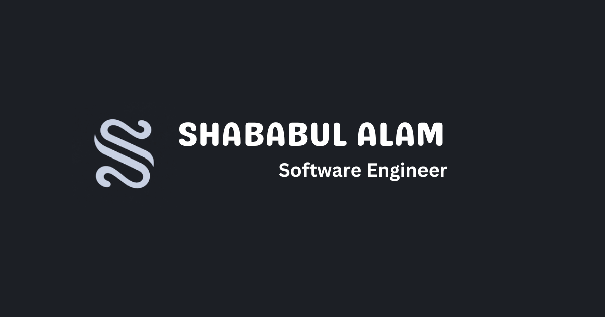 Shababul Alam - Software Engineer